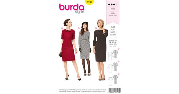 Burda 7136 - Kjole - Sømsenteret AS