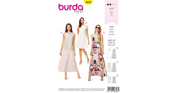 Burda 6628 - Kjole - Sømsenteret AS
