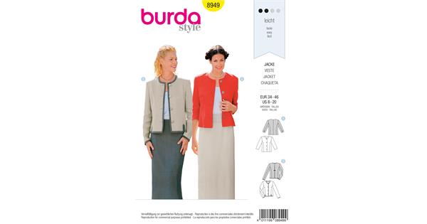 Burda 8949 - Jakke - Sømsenteret AS