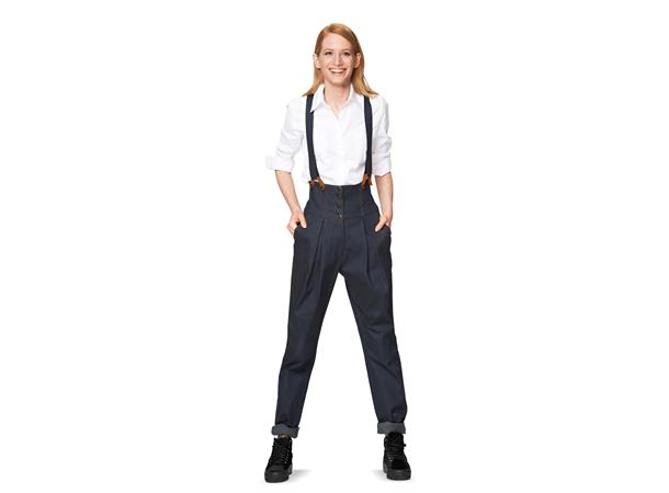 Burda 6856 - Bukser og selebukser - Sømsenteret AS