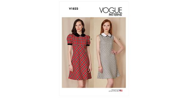 Vogue 1822 - Kjole. - Sømsenteret AS