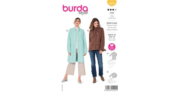 Burda 5974 - Kåpe og Jakke - Sømsenteret AS