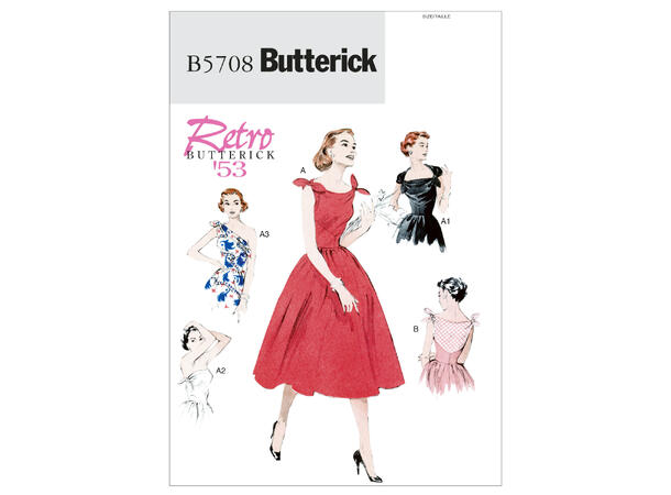 Butterick 5748- Retro Kjole - Sømsenteret AS