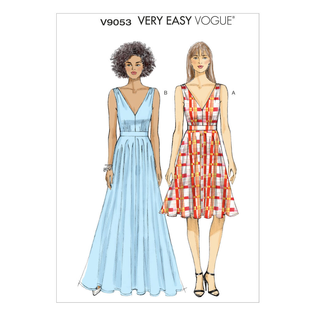 Vogue 9053 - Kjole. - Sømsenteret AS