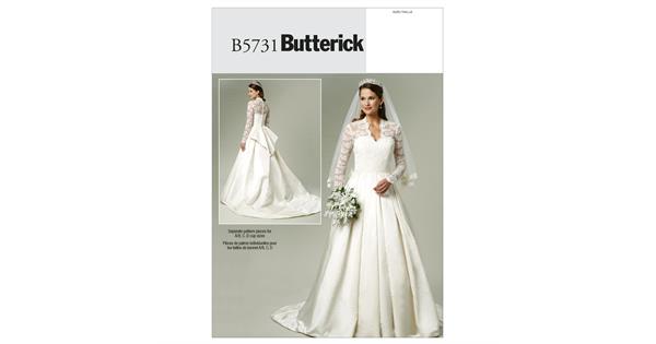 Butterick 5731- Brudekjole - Sømsenteret AS