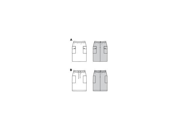 Burda 5779 - Skjørt. - Sømsenteret AS